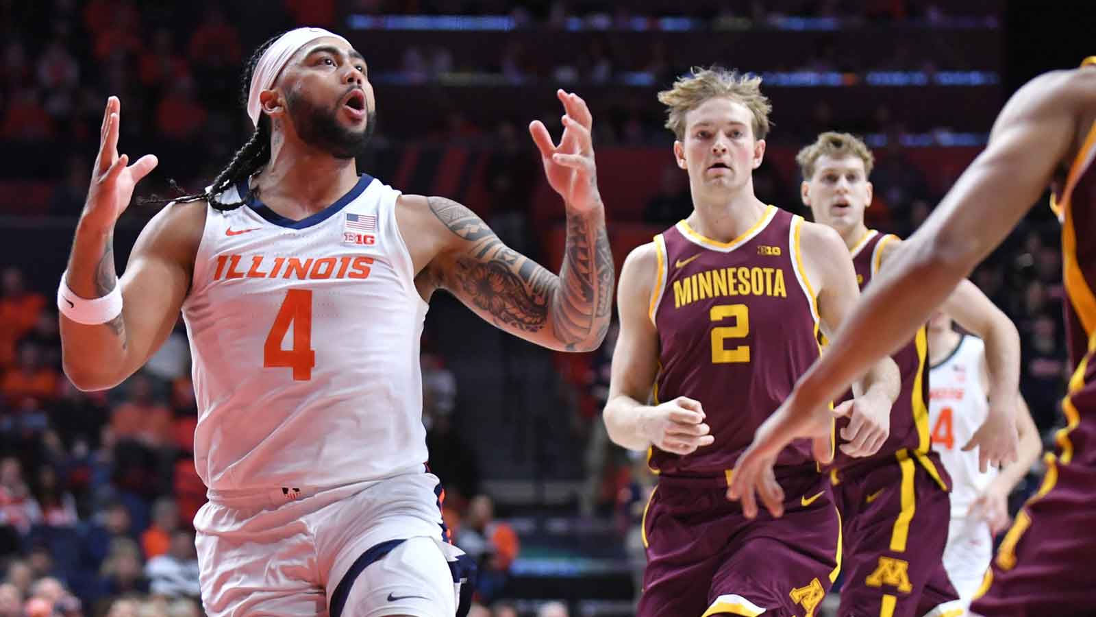 Illinois’ Brad Underwood’s heartbroken reaction to brutal Kylan Boswell ...