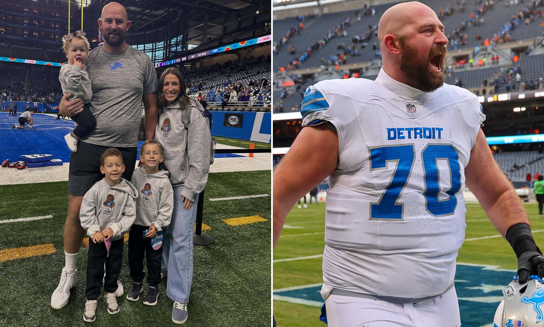 Detroit Lions cult hero Dan Skipper announces NFL retirement at 31 and ...