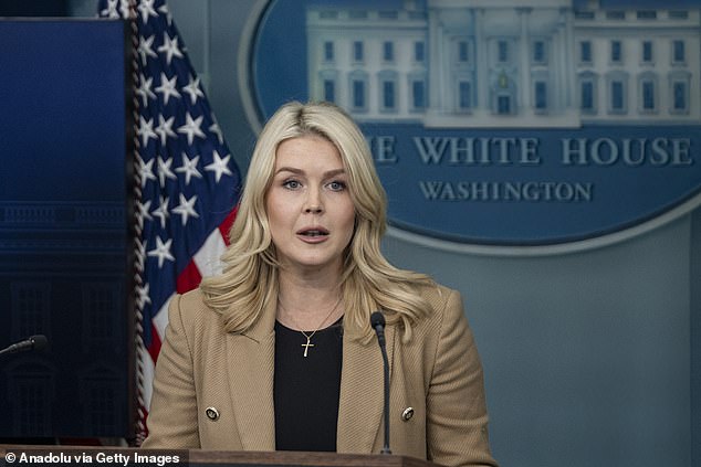 Karoline Leavitt gives extraordinary new reason for Trump's bruised hands