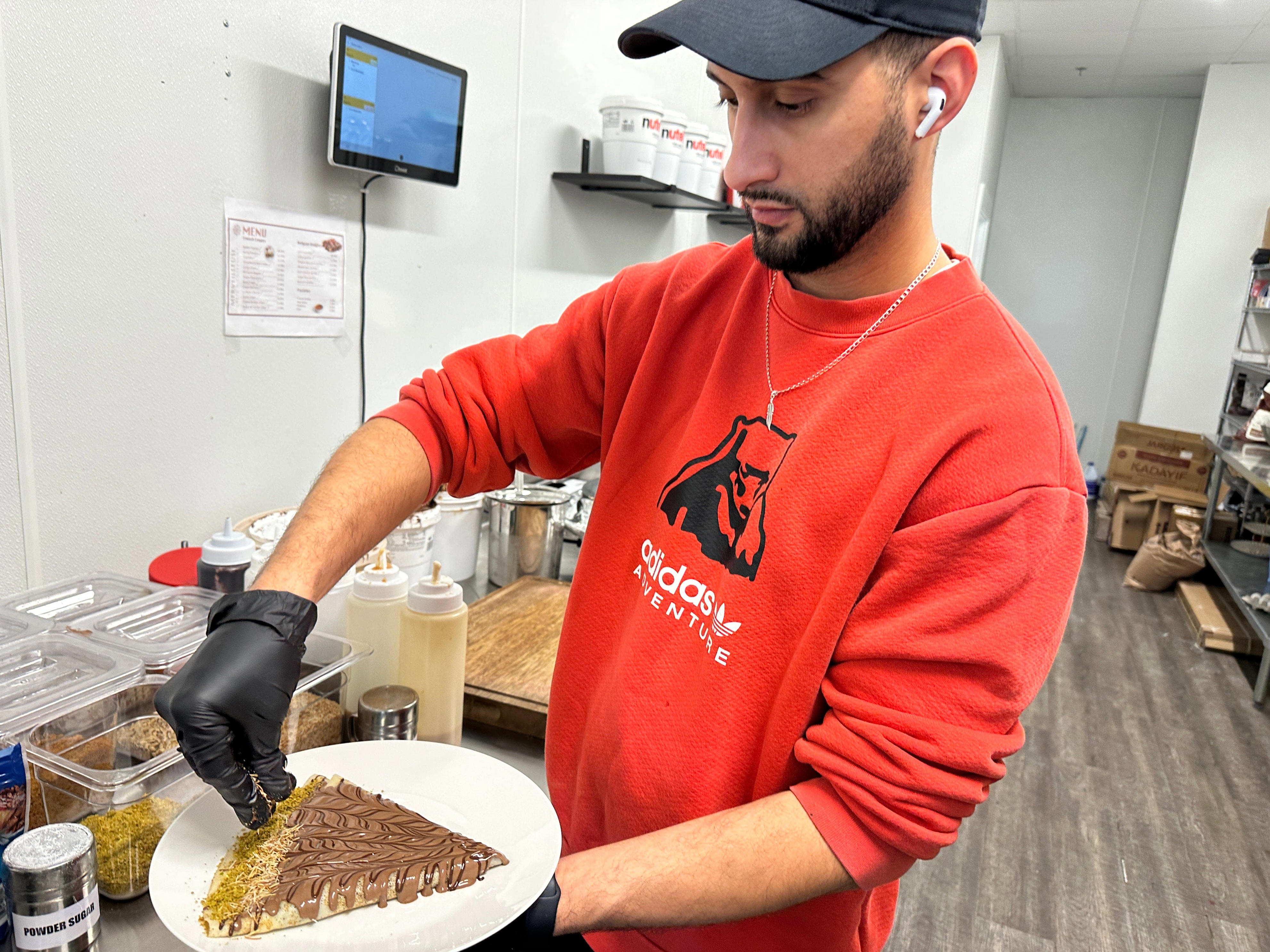 Destin's new crepe and coffee shop. It's Merveilleuse