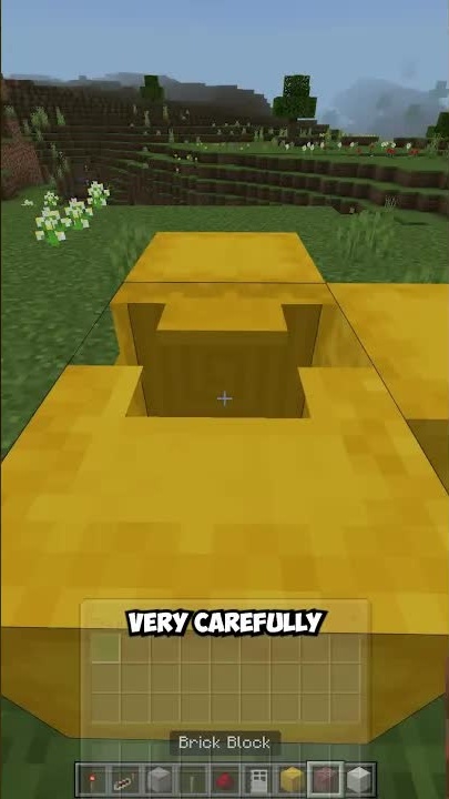 Secret shulker box entrance in Minecraft Bedrock