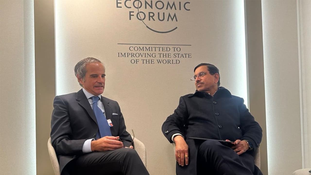 WEF 2026: India, IAEA discuss ambitious nuclear expansion plans in Davos