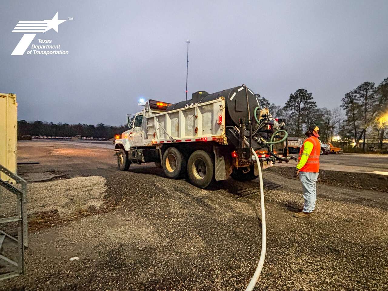 TXDOT Beaumont District preps roads for winter storm