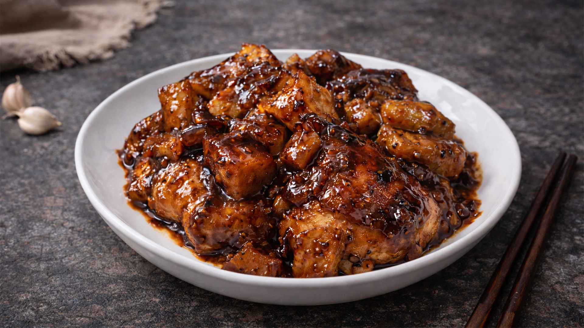Chicken hamonado with sweet pineapple sauce