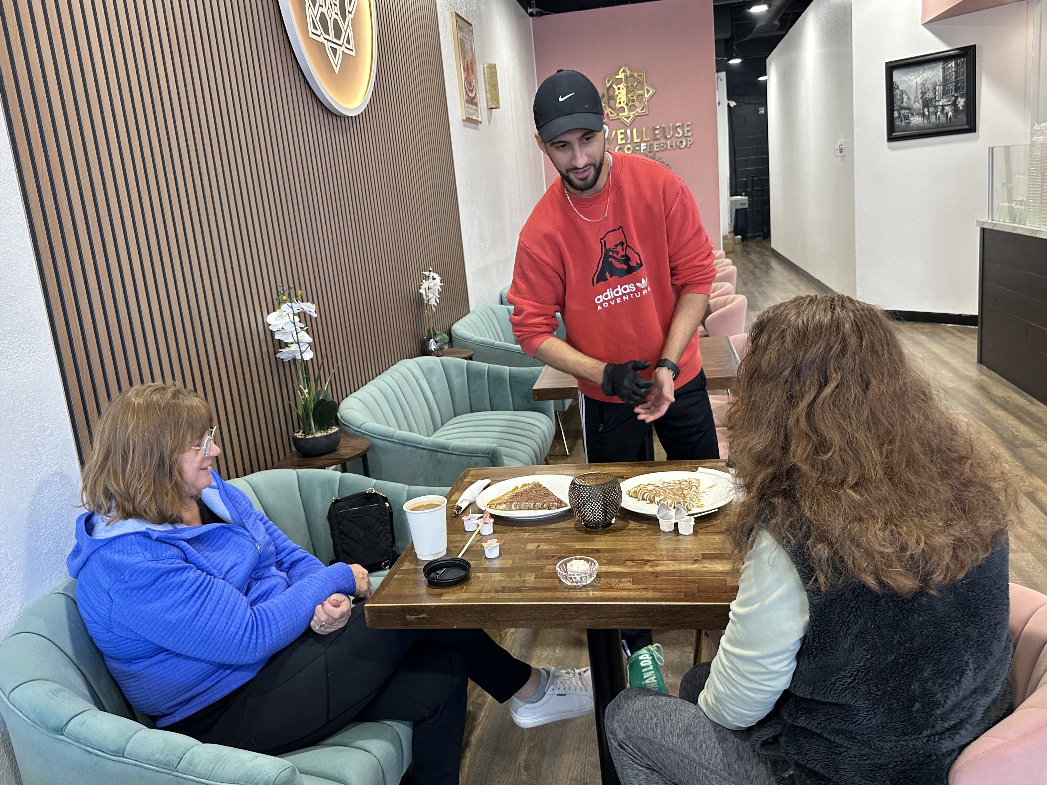 Destin's new crepe and coffee shop. It's Merveilleuse