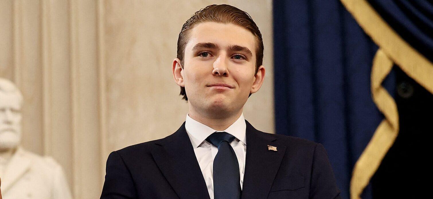 Barron Trump's female friend's one-word remark about him that allegedly ...