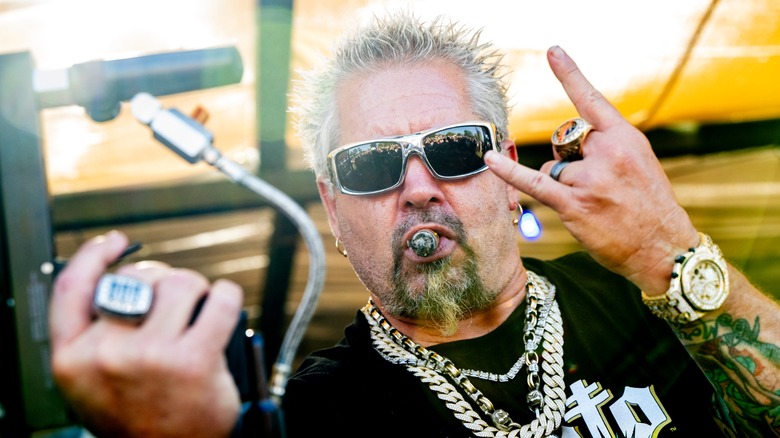 We can't stop seeing Guy Fieri's cursed birthday post