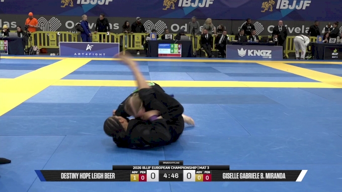 Giselle Gabriele B Miranda vs Destiny Hope Leigh Beer 2026 European Jiu ...