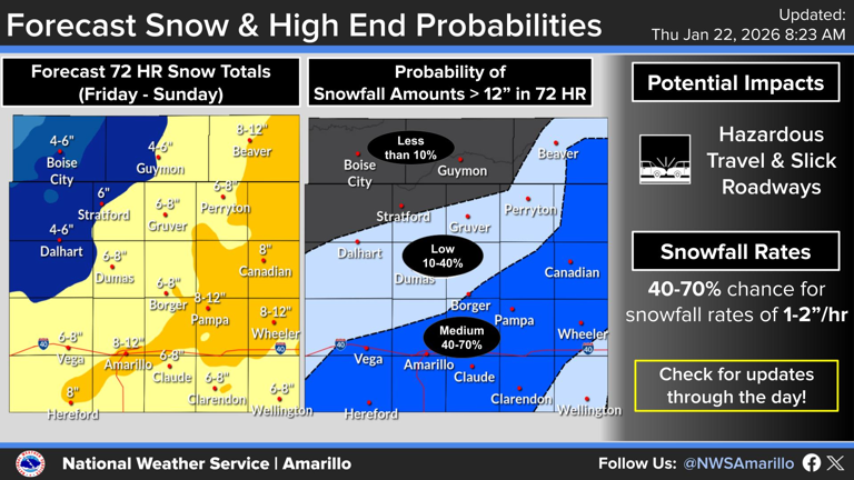 Winter storm warning issued for Texas Panhandle