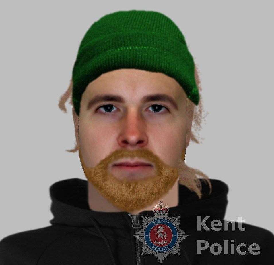 Kent Police e-fit image of suspected robber draws striking comparisons ...
