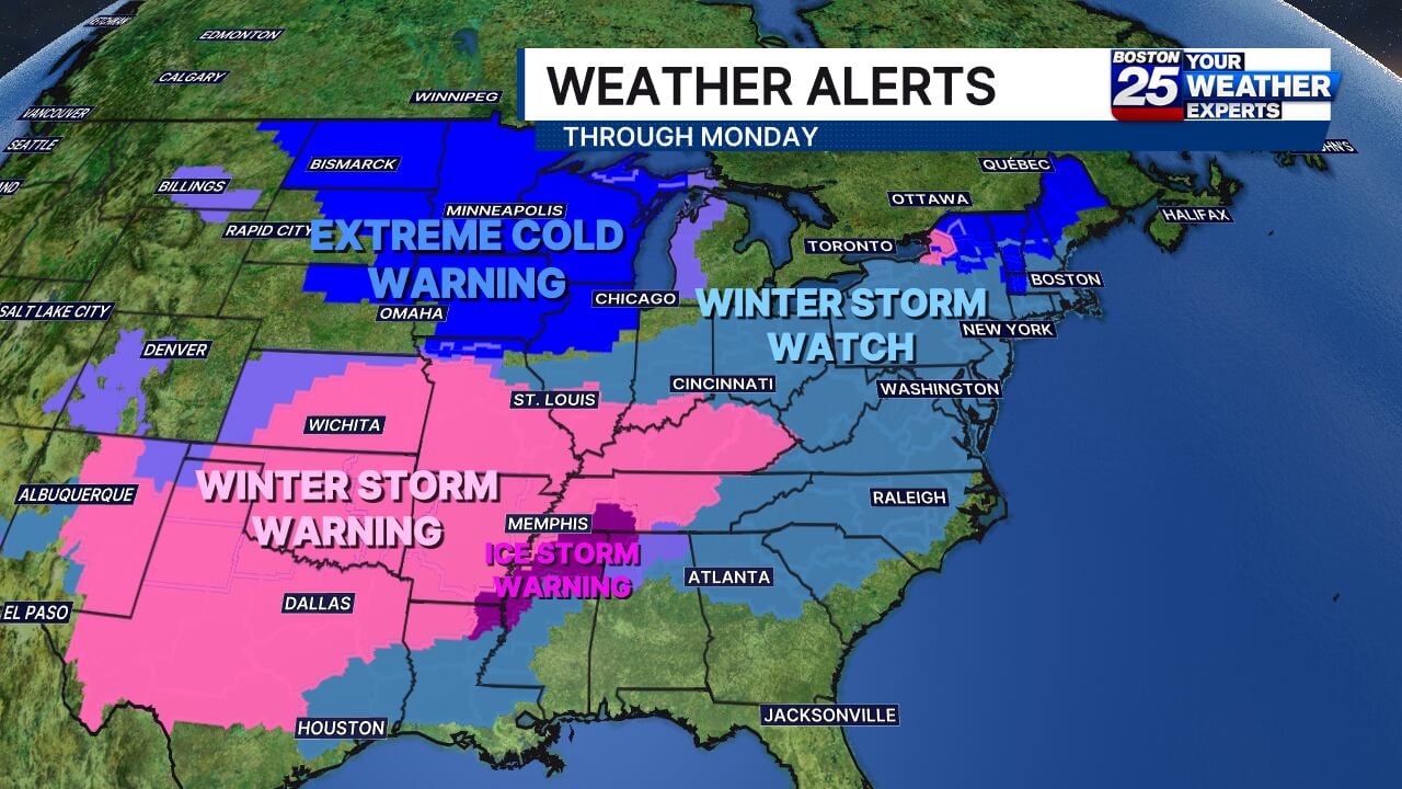 Huge winter storm to bring crippling snow, sleet, and ice from Texas to ...