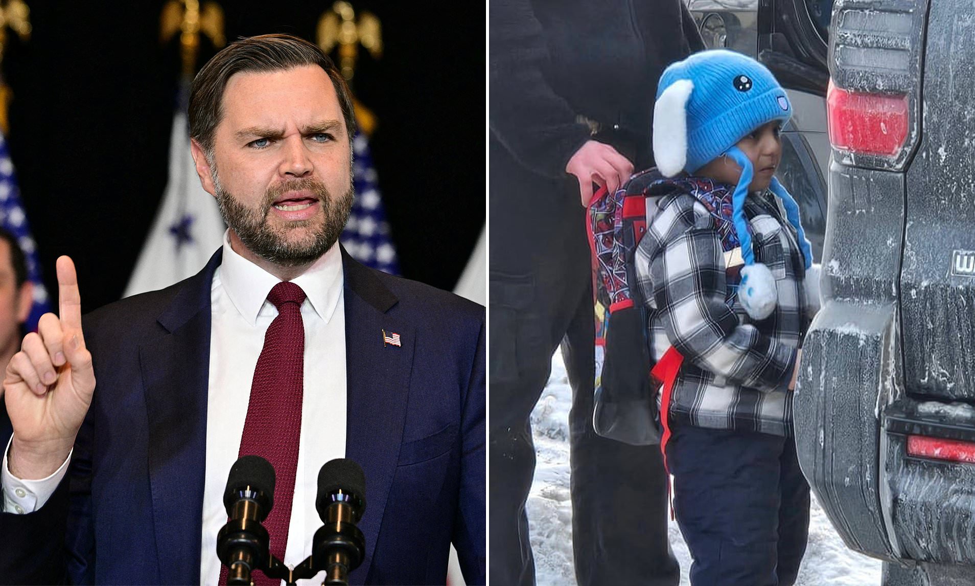 JD Vance hits back at claim that ICE arrested a five-year-old boy in ...