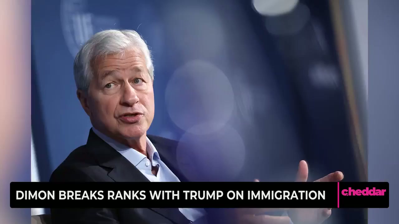 Dimon breaks ranks with Trump on immigration