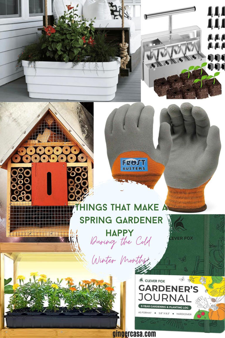 Things that make a spring gardener happy during the cold winter months