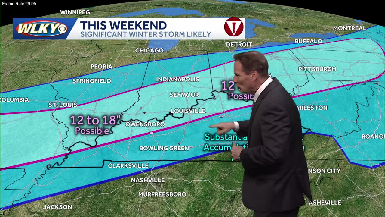 Tracking this weekend's winter storm