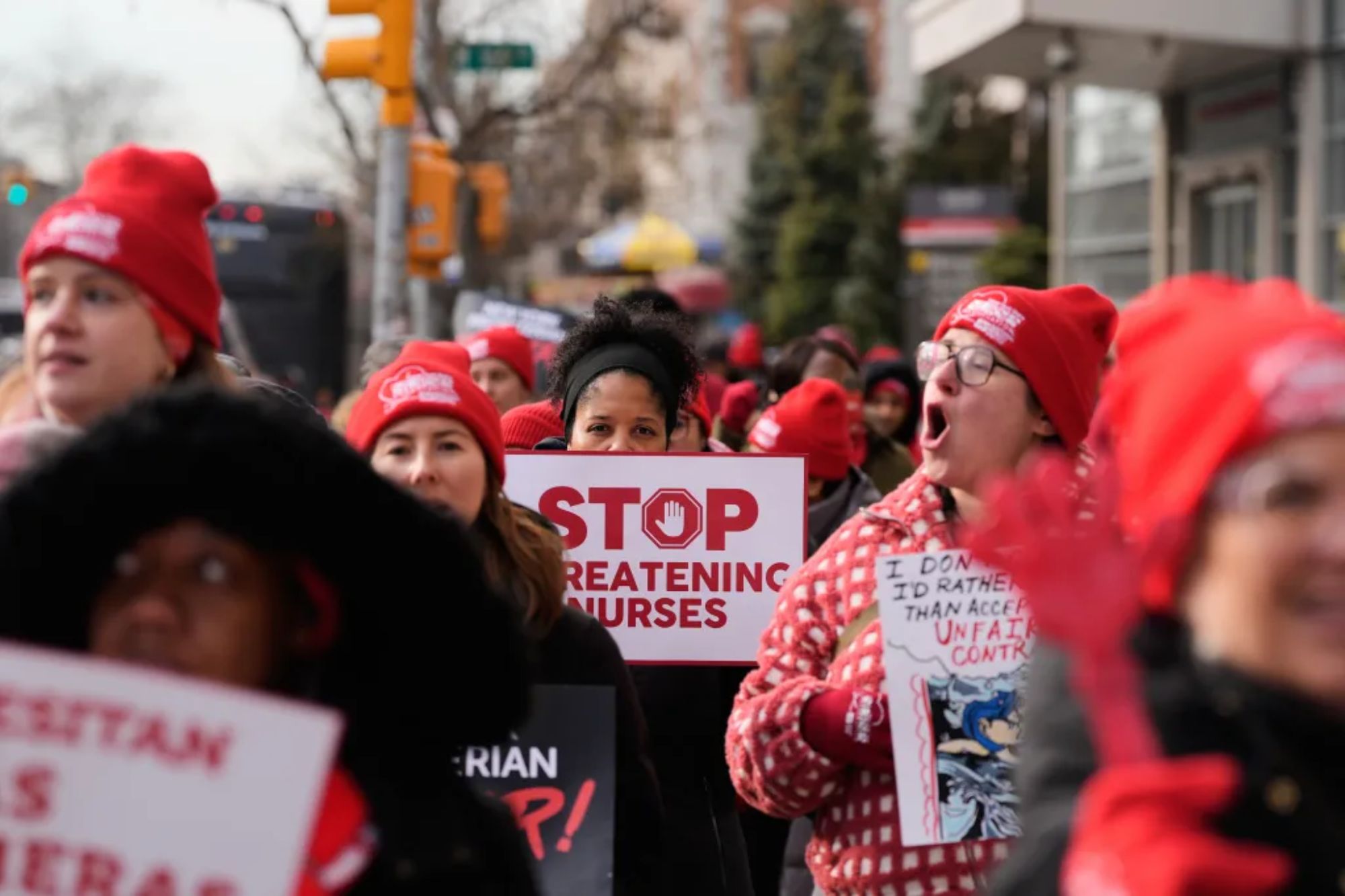 NYC hospital warns striking nurses they’ll lose health benefits as work ...