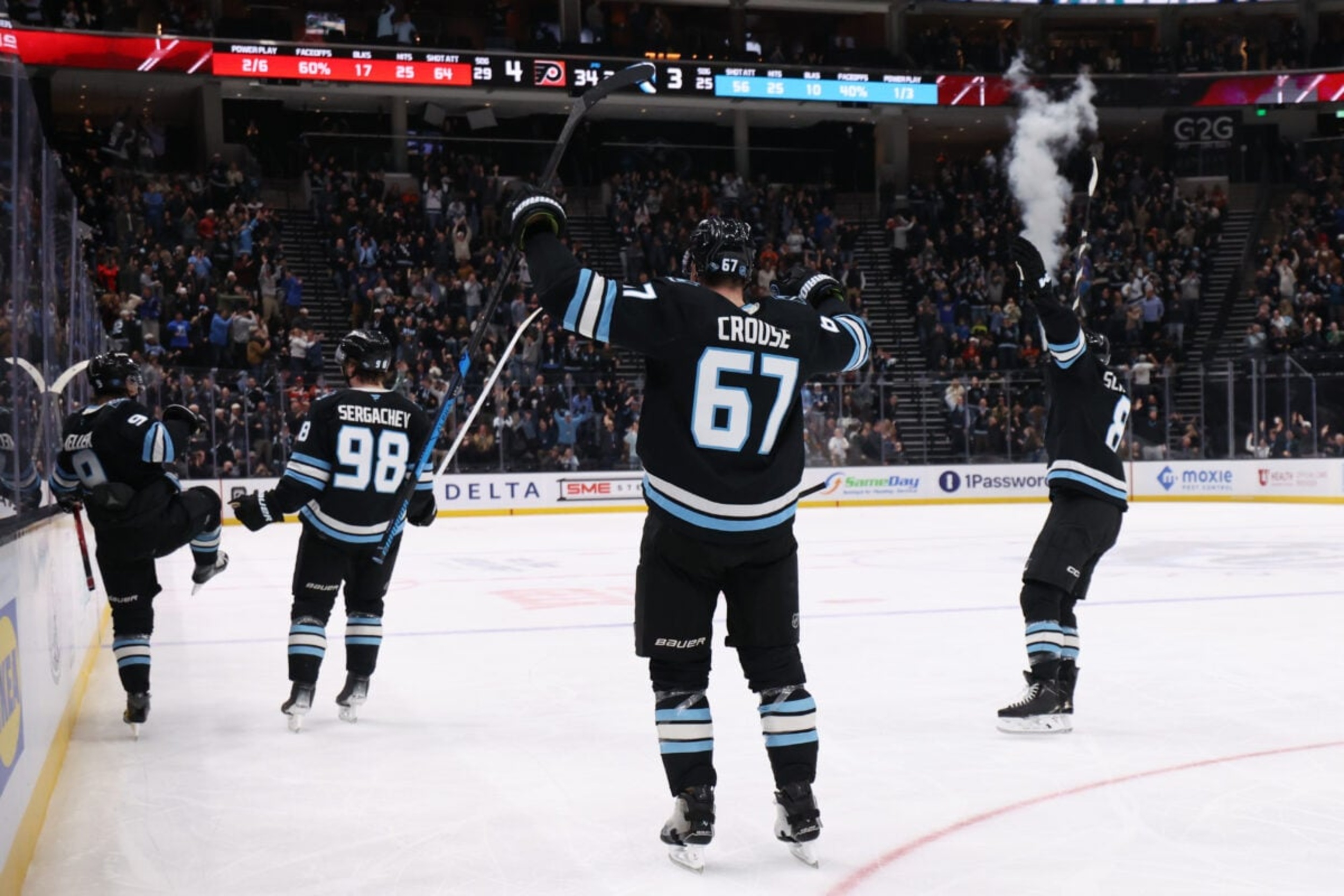 3 takeaways from Mammoth’s 5-4 OT win over Flyers