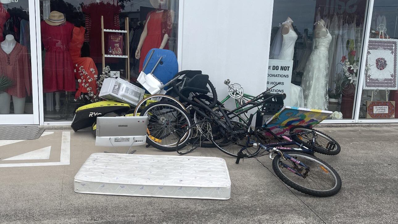 Illegal dumping creates eyesore and hard work at Sunshine Coast op shops