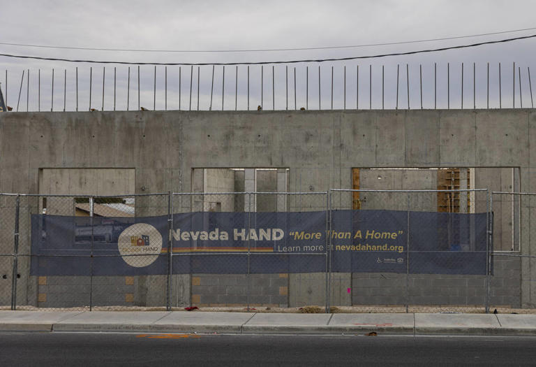 New affordable-housing complex being built in downtown Las Vegas