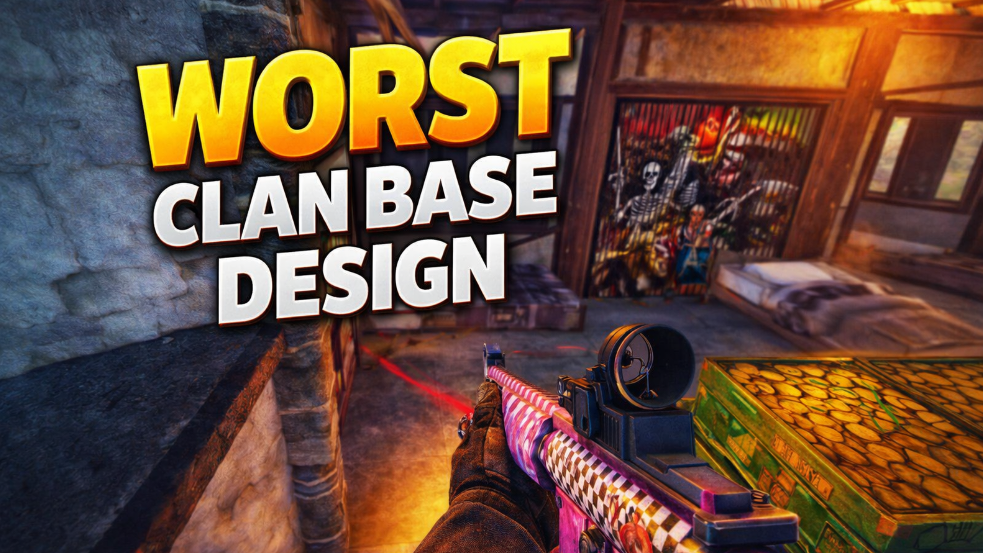 Clan defense fail: High walls left the base wide open