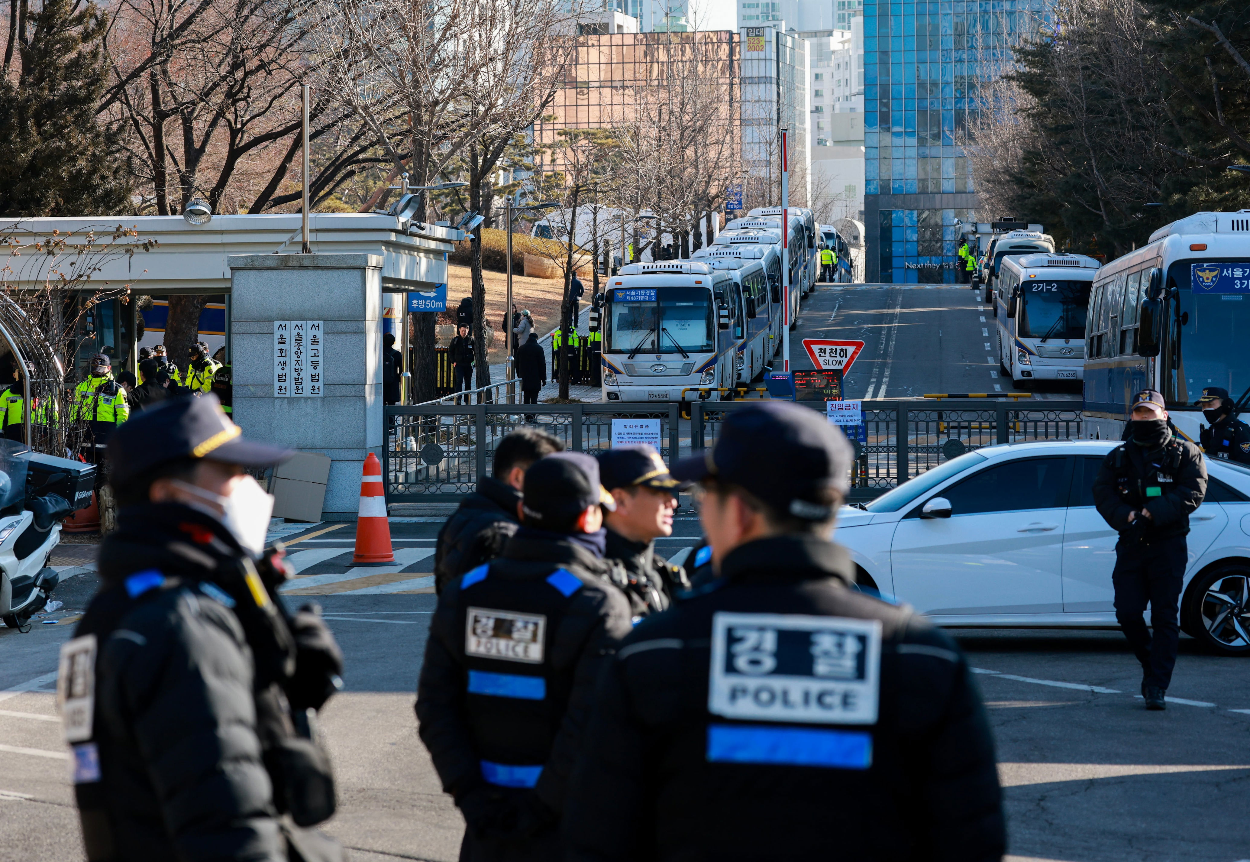 Seoul High Court tightens security ahead of verdicts