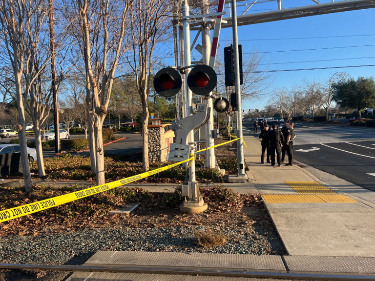 Vehicle crashes into light rail station in Folsom, killing 1 and ...