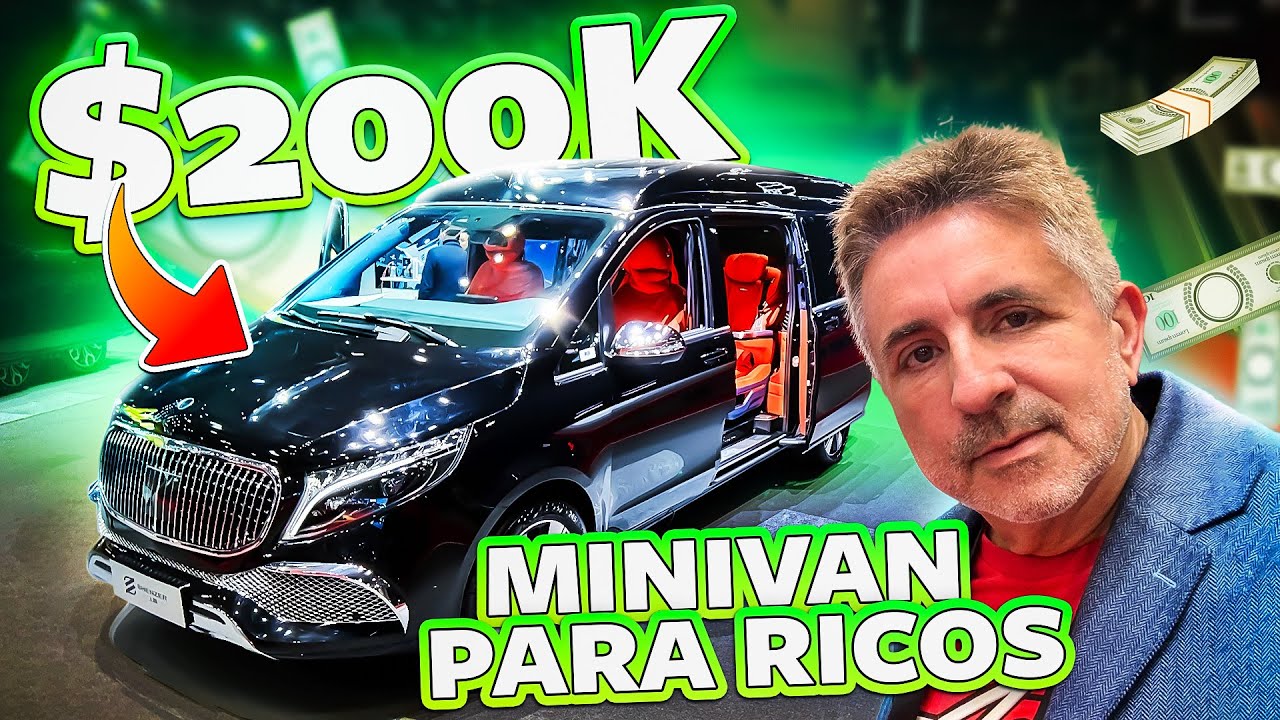 Minivan Mercedes Benz China por $200 mil Shenzer, Es Increible, para ricos