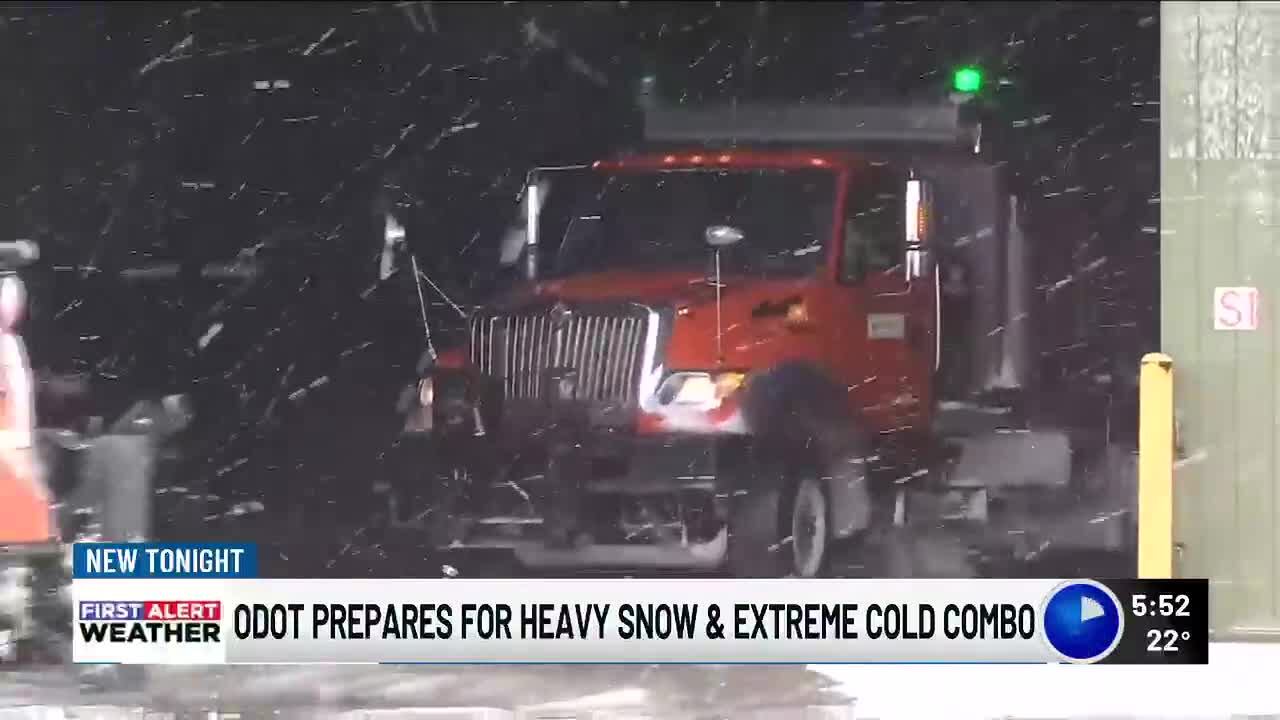 ODOT prepares for the combo of heavy snow and extreme cold