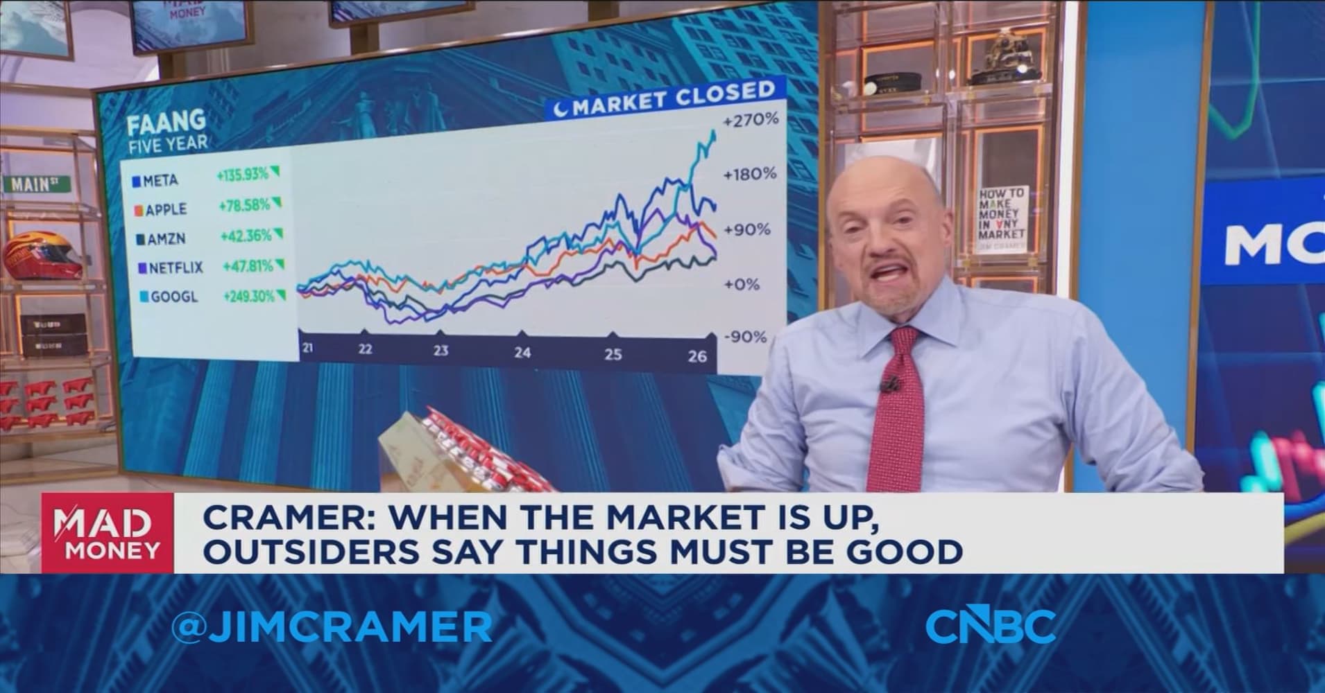 Jim Cramer says he's not bailing on the MAG 7 cohort even after slow ...