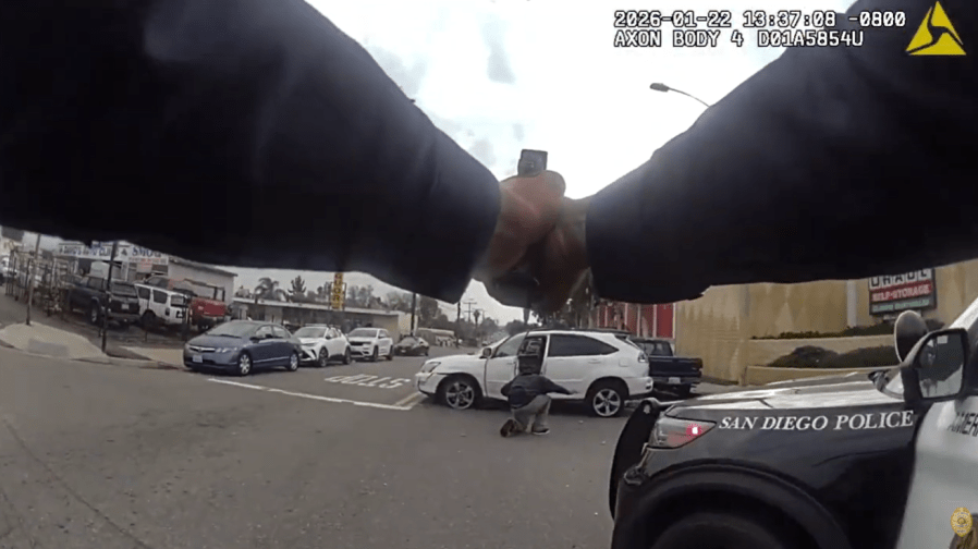 SDPD releases video of shooting involving officer near La Presa
