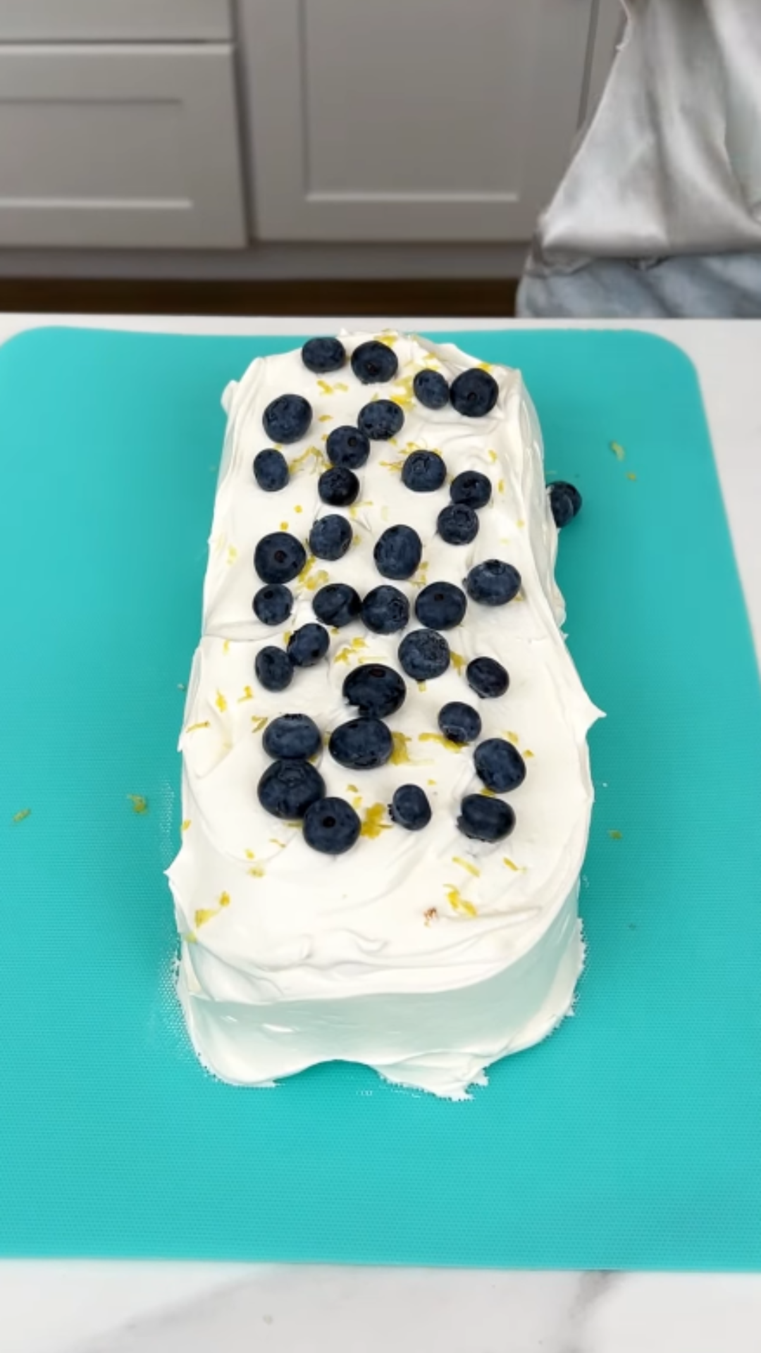 Blueberry lemon no bake dessert