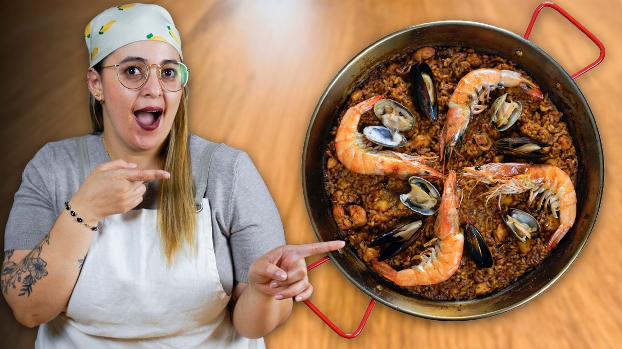 Paella de mariscos fácil y deliciosa que sorprenderá a todos