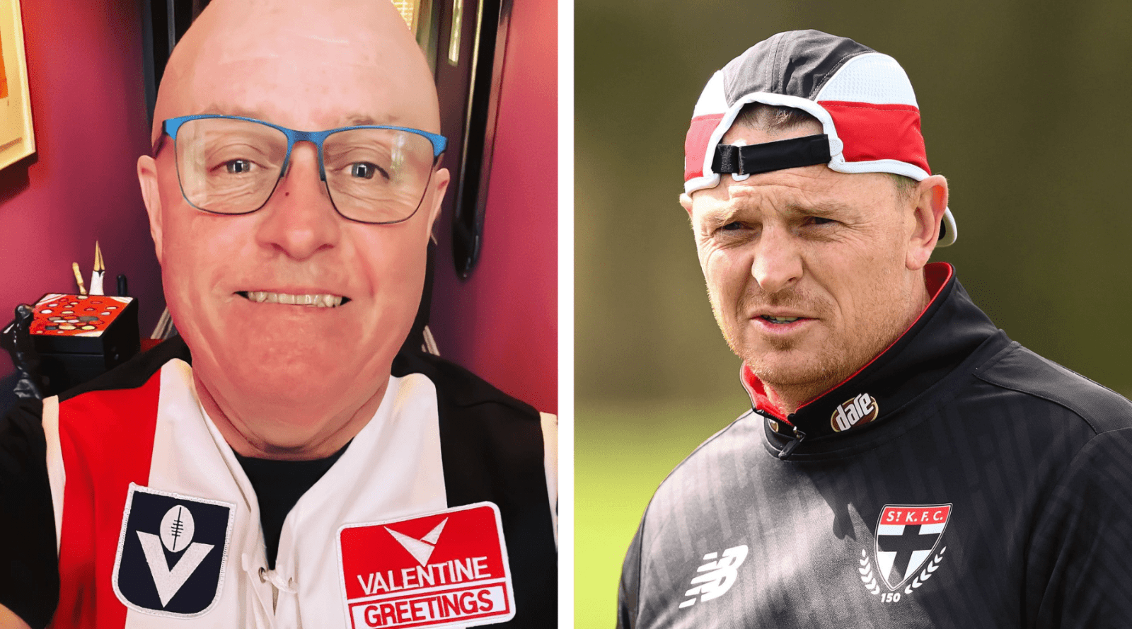 Moving cones and catching footys: Veteran broadcaster and Saints tragic ...