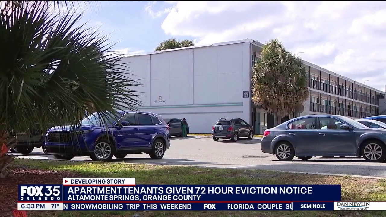 Altamonte Springs apartment residents told to leave