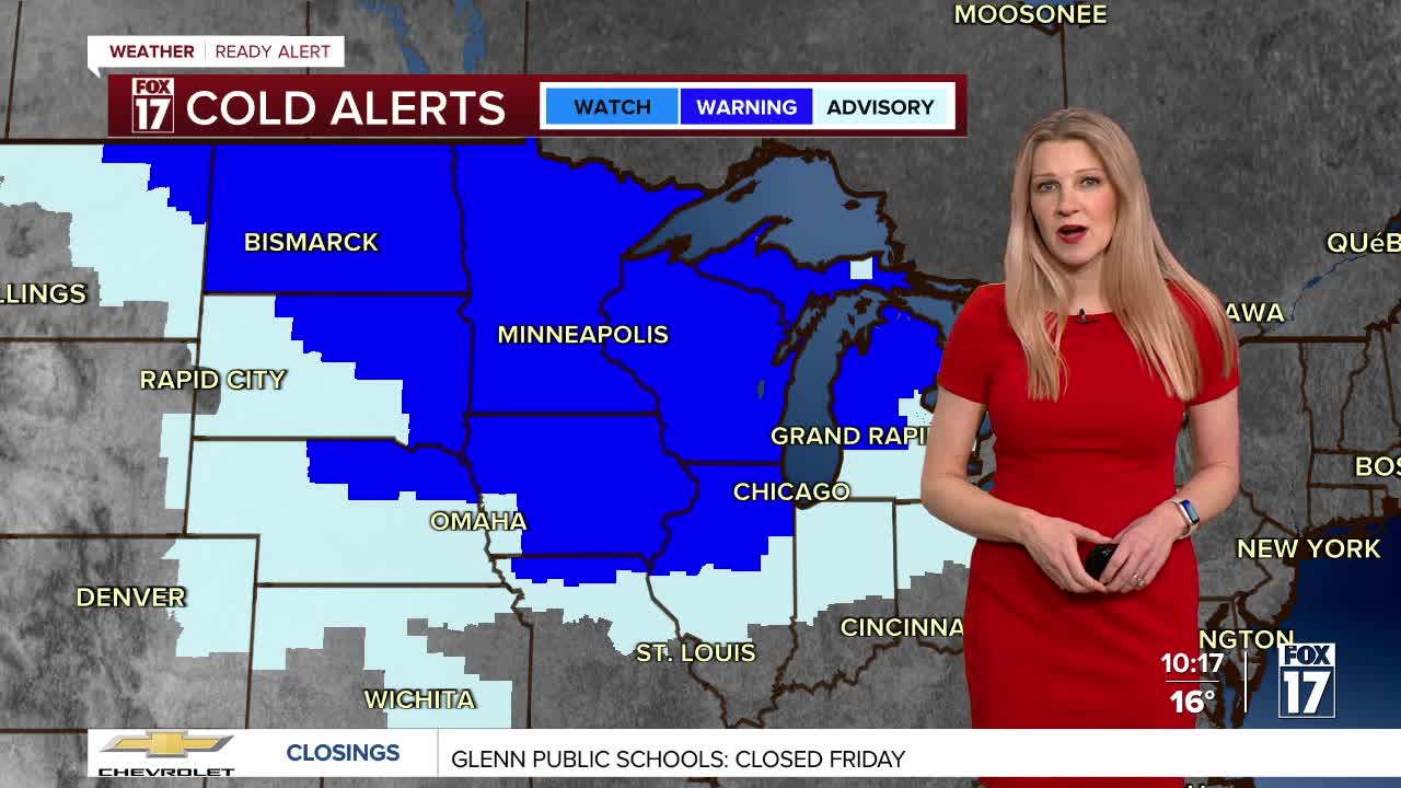 Thursday night forecast: Extreme cold, wind, snow