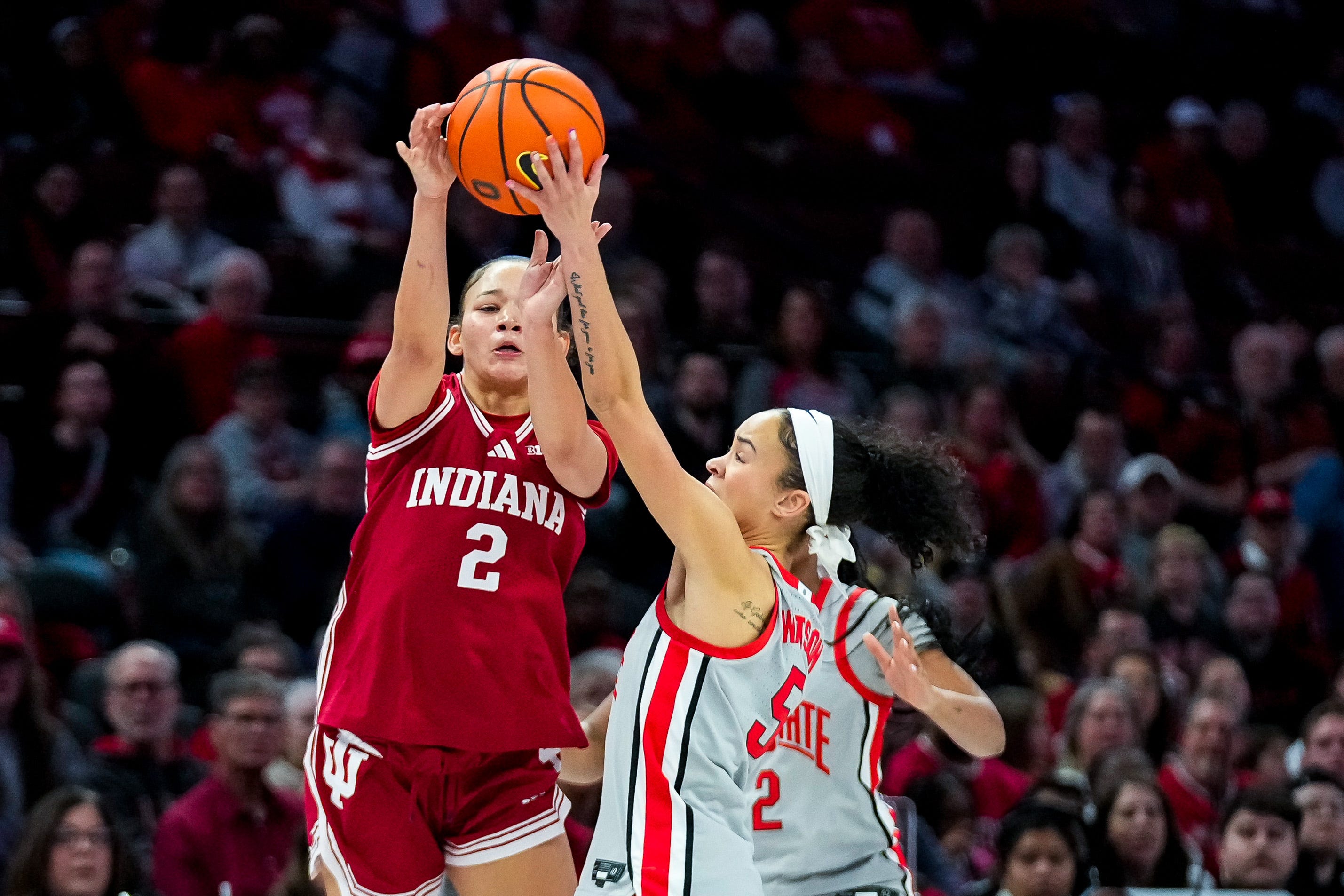 No. 12 Ohio State women's basketball overcomes Indiana for Big Ten win