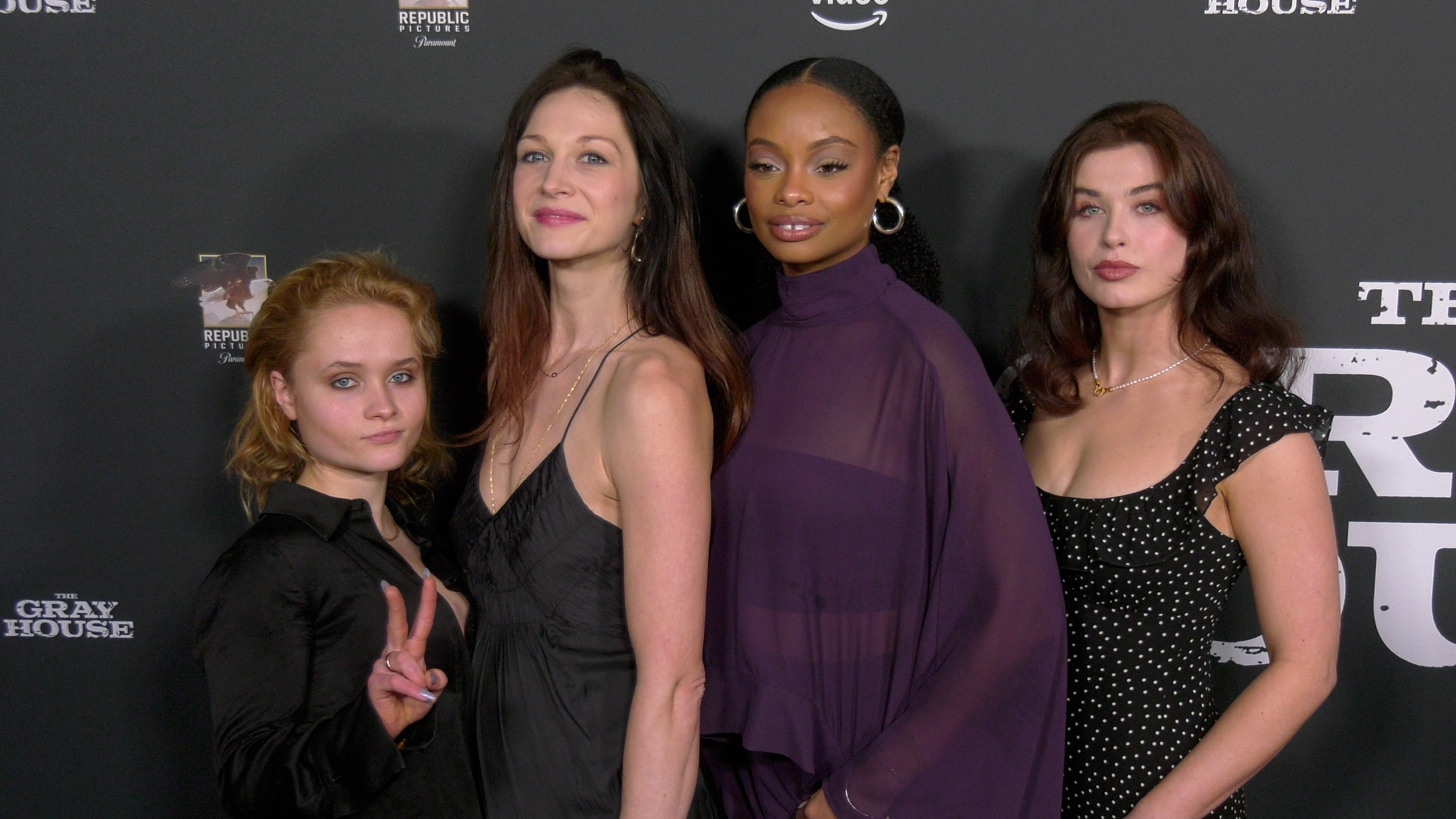 Ella Schrey-Yeats, Hannah James, Amethyst Davis, and Catherine Hannay ...