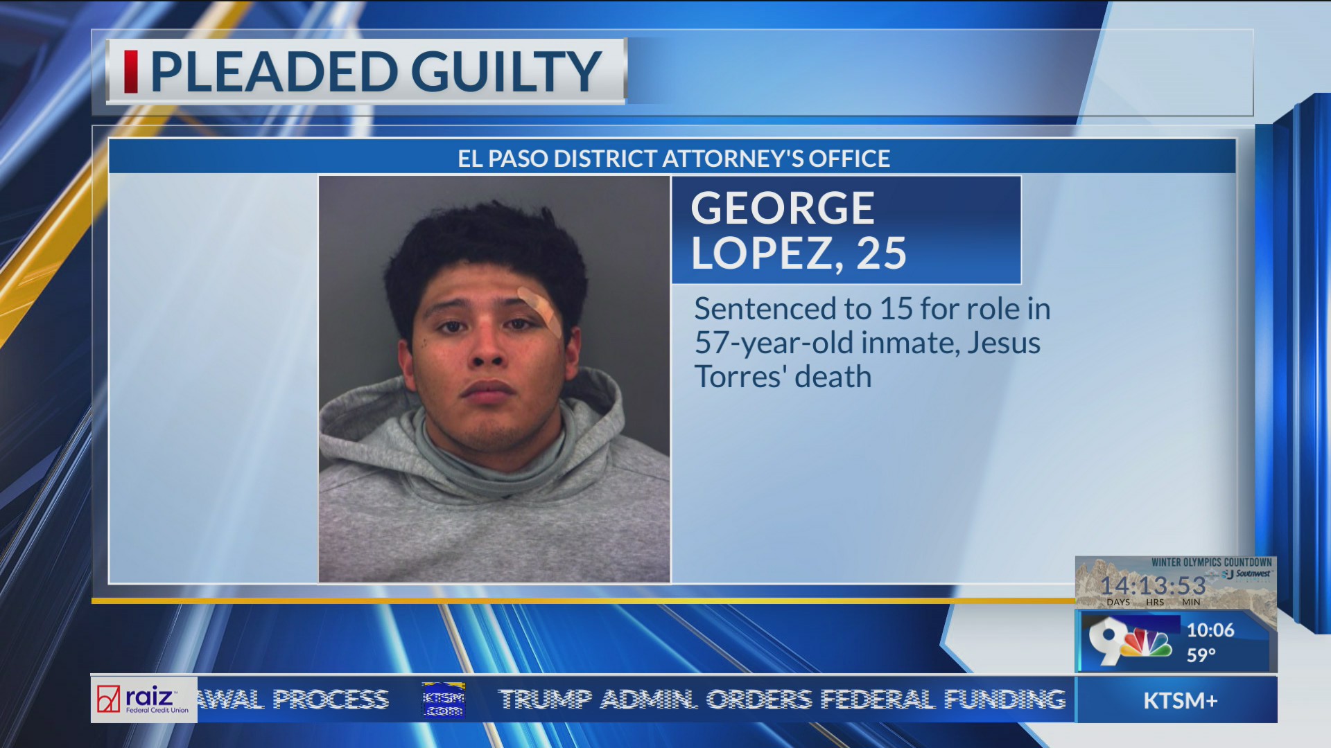 Man faces 15 years for role in fellow inmate’s beating death