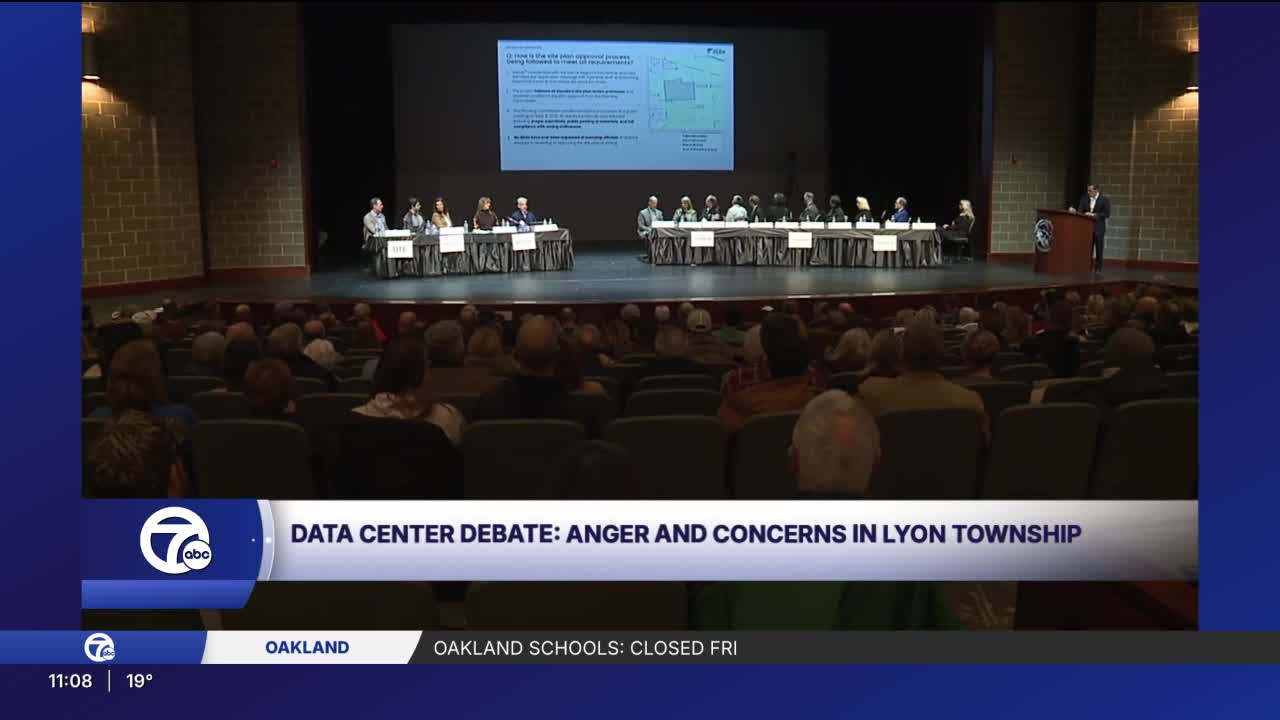 Lyon Township holds study meeting on data center project, residents ...
