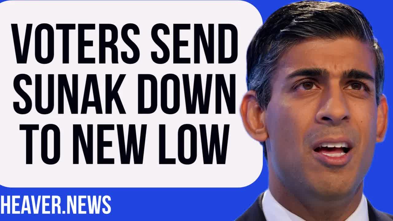 Voters plunge Sunak into record low crisis