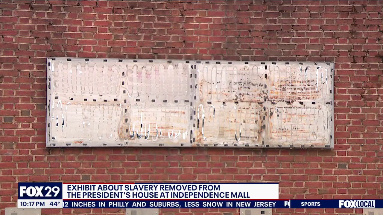 Slavery exhibits removed from the President's House at Independence ...