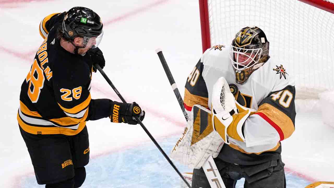 NHL roundup: Bruins strike early, hold off Golden Knights for 9th win ...