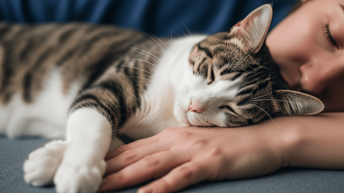 Things cats do when they truly trust their human