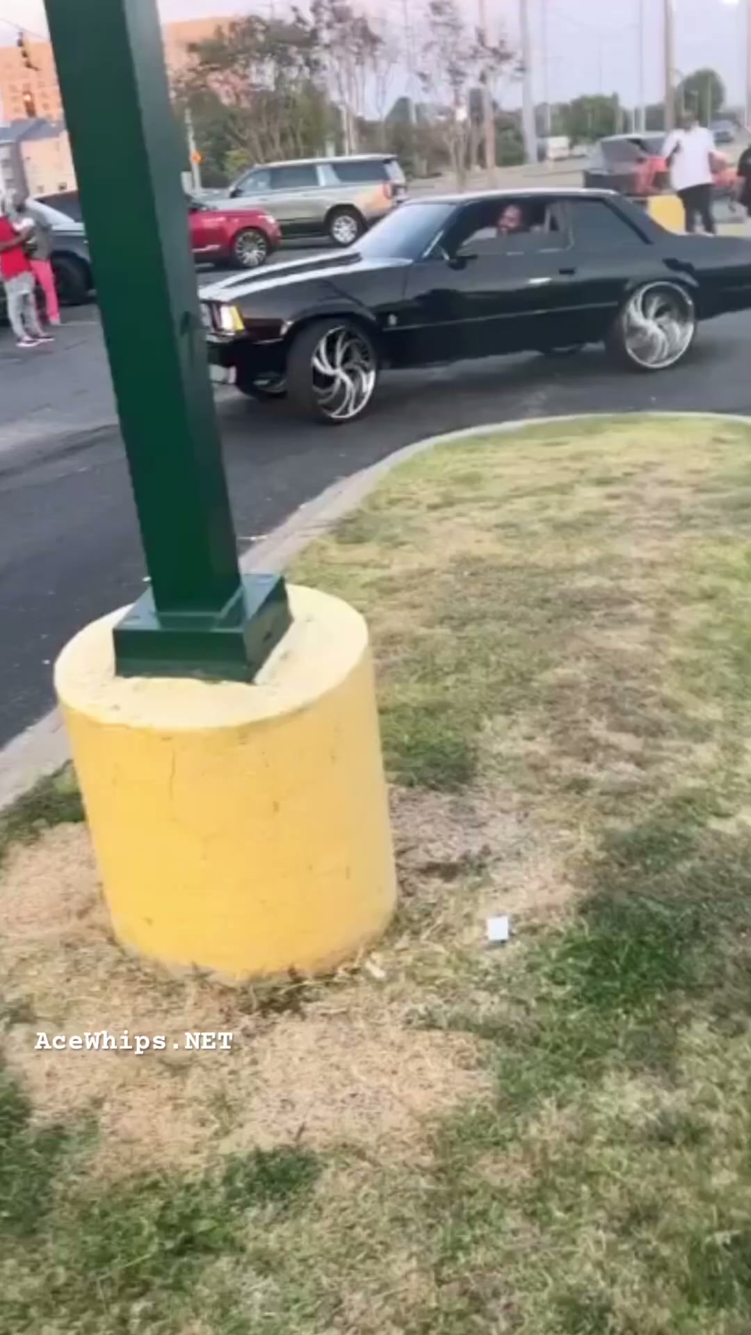 Homie Got Full Control on His Malibu on 24’s Doin Burnouts