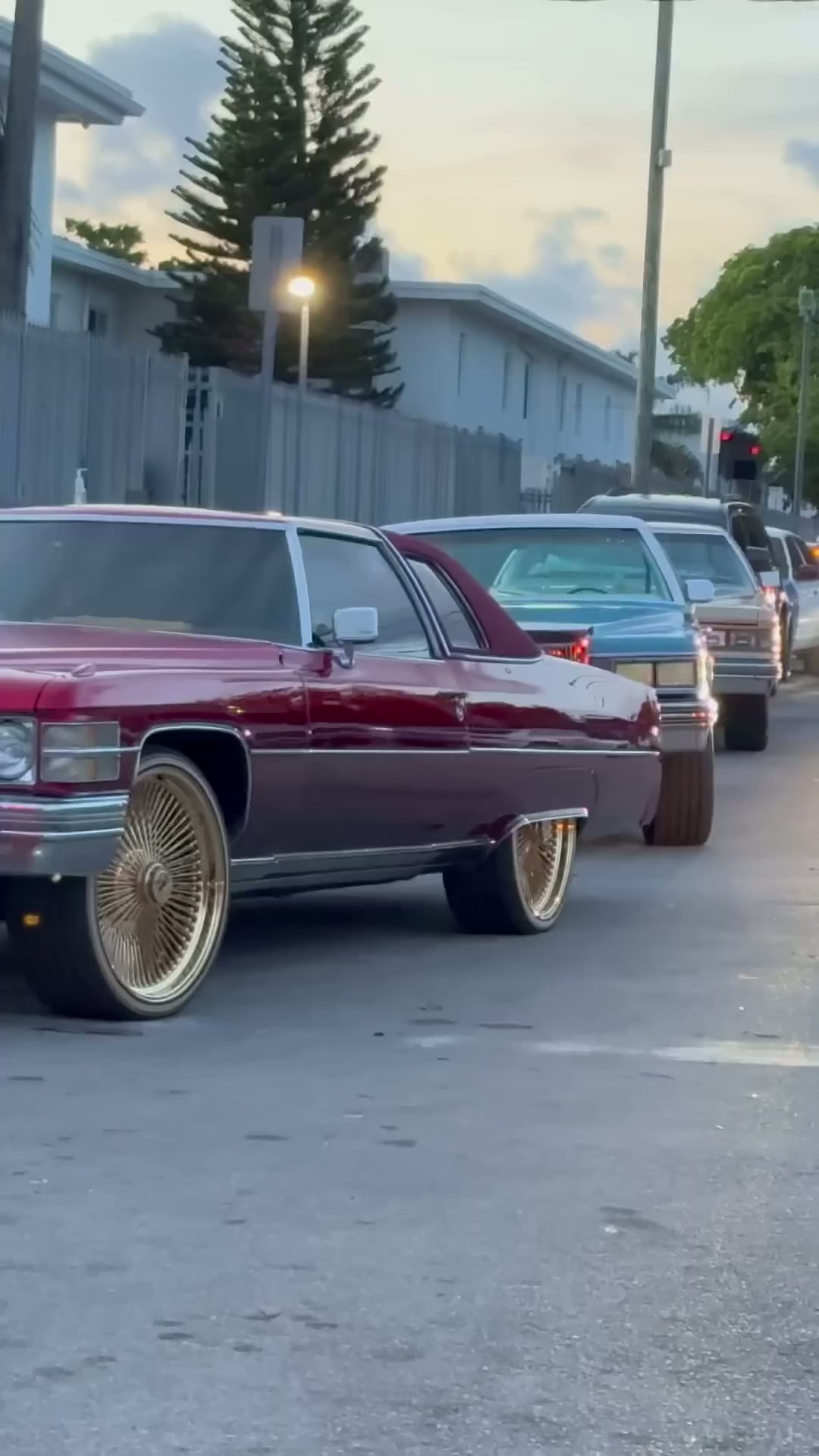 Hits lined up in traffic in Miami