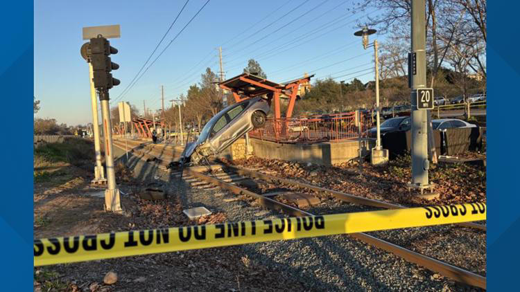 Pedestrian dead after vehicle crash at Folsom light rail station