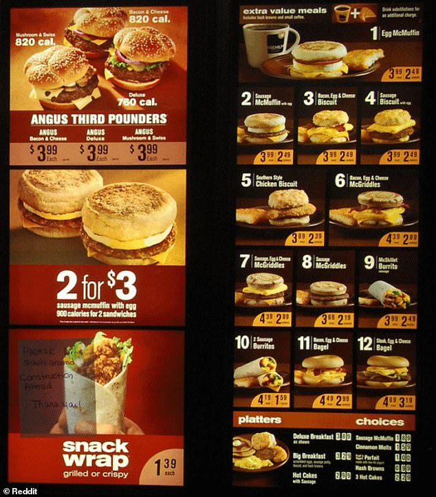 McDonald's customers mind-blown after seeing prices on 2009 menu ...