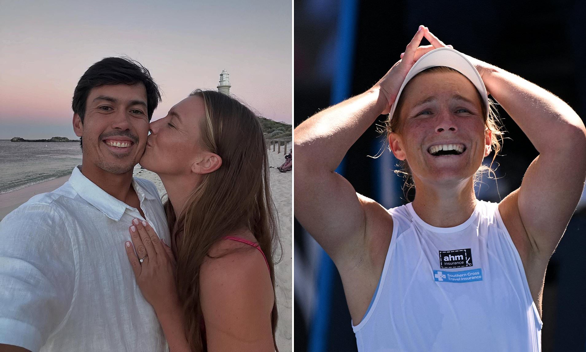 Aussie tennis couple's fortunes turn at Australian Open weeks after ...