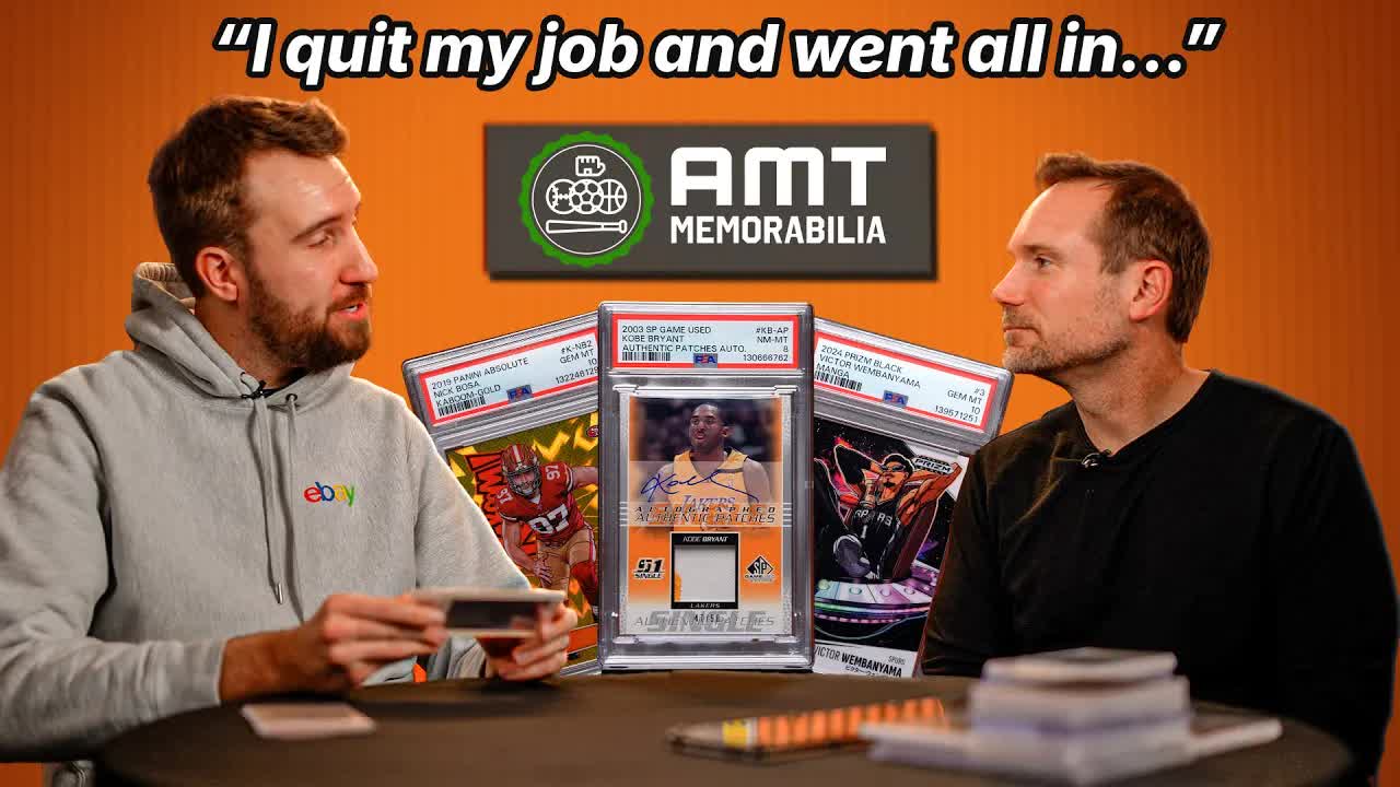 He quit his accounting job to sell sports cards full-time