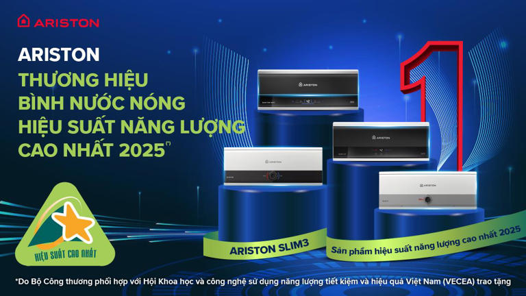 Ariston nhận hai giải thưởng do Bộ Công Thương vinh danh